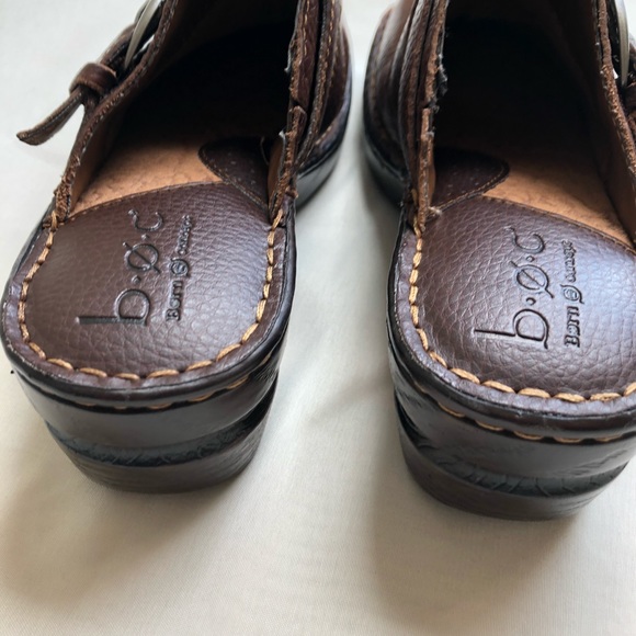 boc | Shoes | Cute Brown Boc Leather Mules Sz 7 Euc | Poshmark